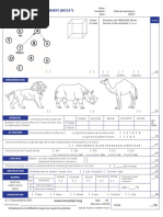 MoCA Version 8.3 - Bilan | PDF | Sciences cognitives