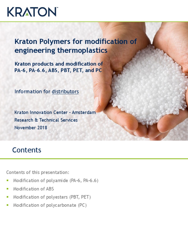 Kraton Polymers For Modification of Engineering Thermoplastics | PDF ...