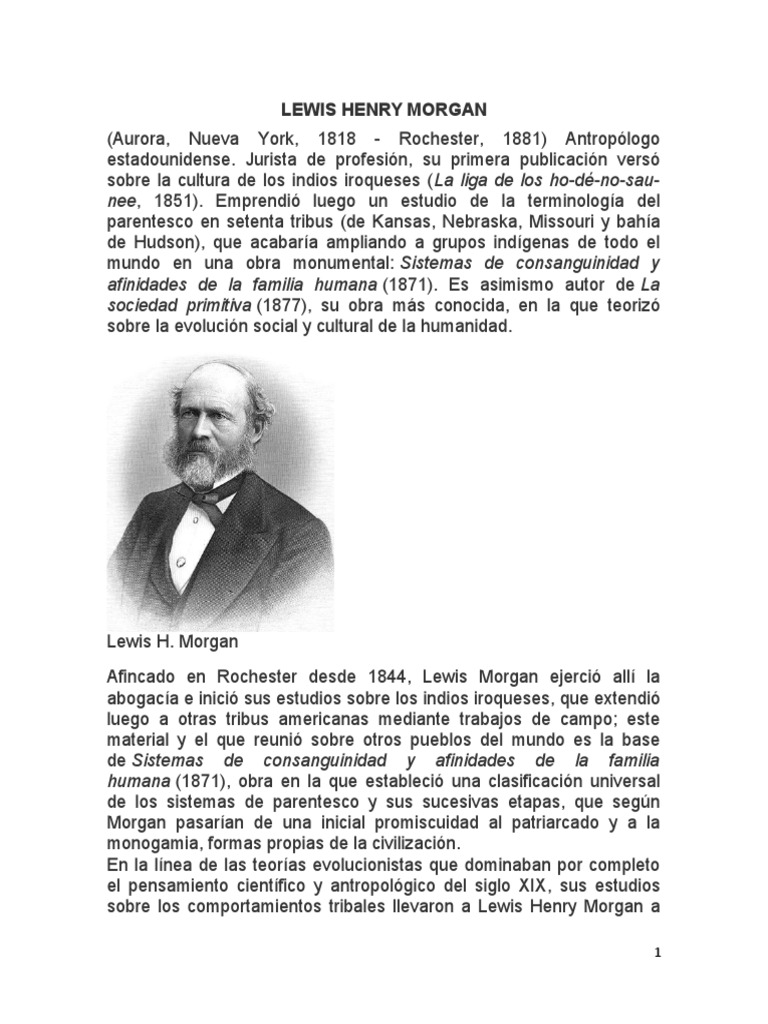 Lewis H. Morgan | PDF