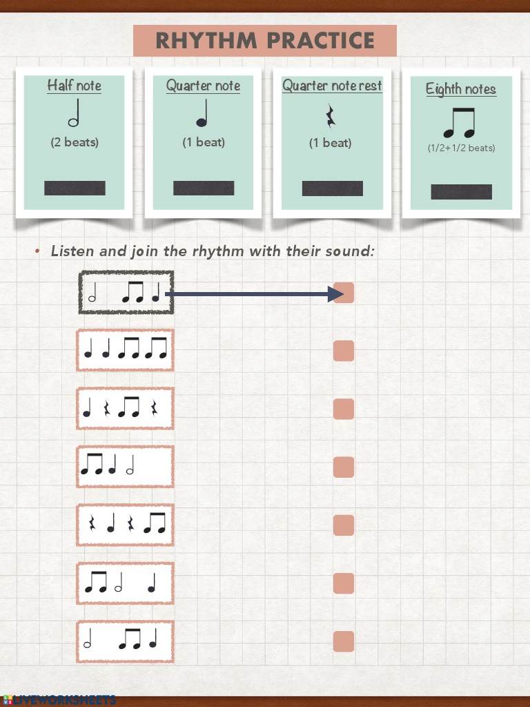 Rhythm Practice: Listen and Join The Rhythm With Their Sound | PDF | Art