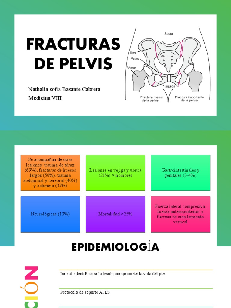 Fracturas de pelvis: diagnóstico y tratamiento | PDF | Pelvis | Lesión