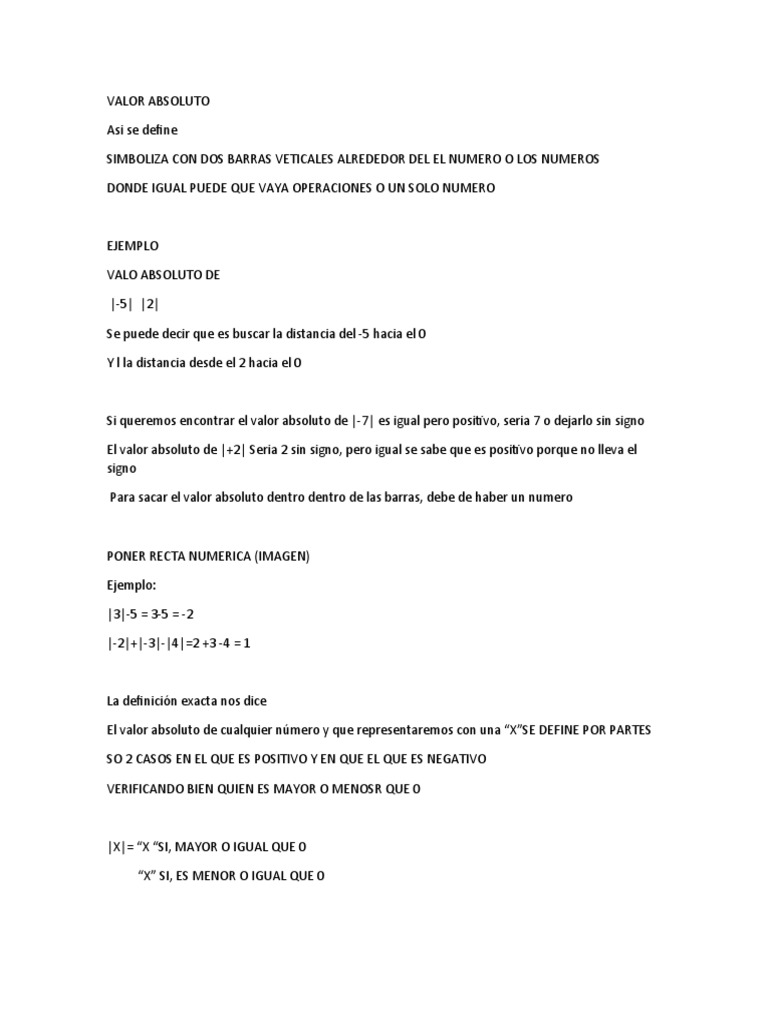 Vidalyn - Valor Absoluto | PDF