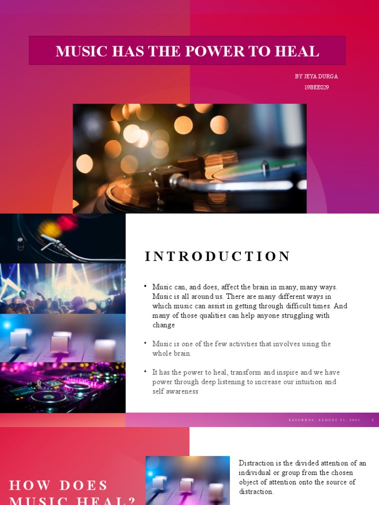 Music Has The Power To Heal | PDF | Psychotherapy | Heart