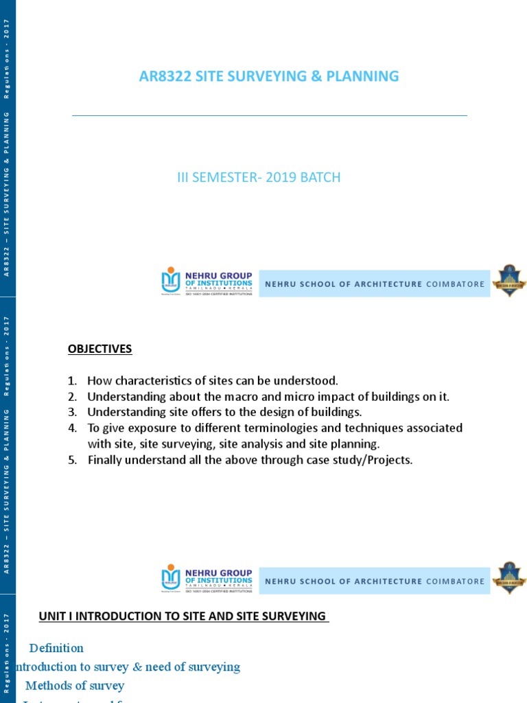Site Surveying and Analysis Overview | PDF | Topography | Road