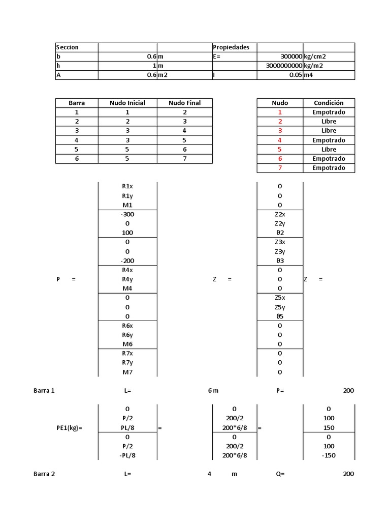 Analisis Matricial | PDF | Computer Engineering | Computer Related Introductions