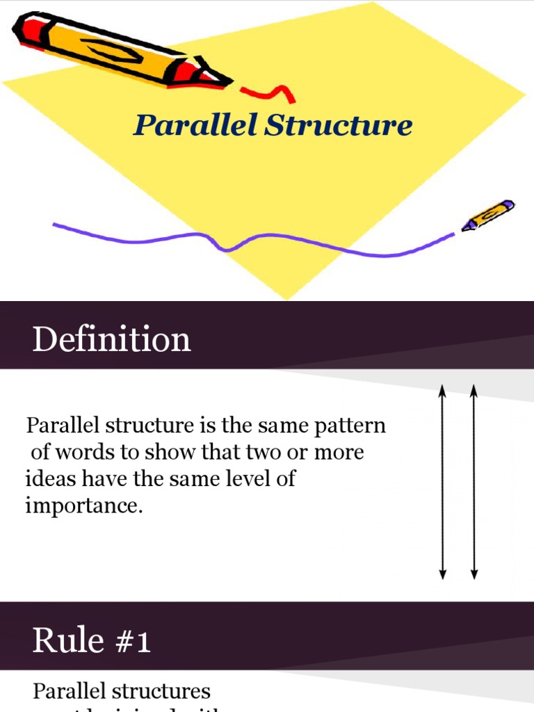 Parallel Structure | PDF | Sentence (Linguistics) | Adverb