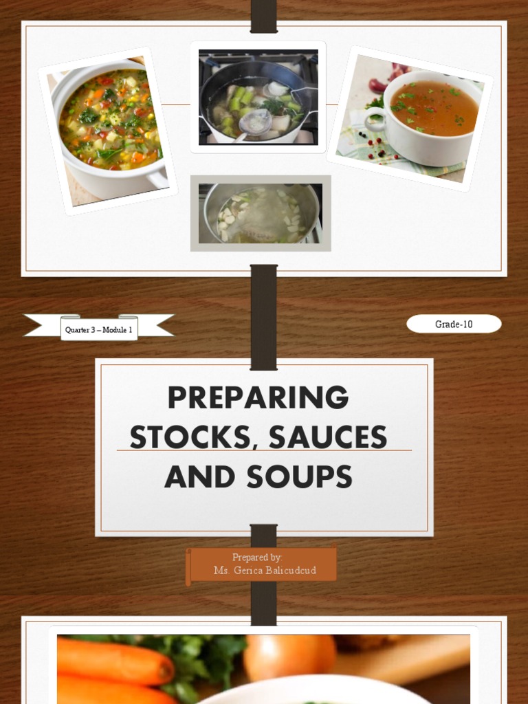 Gerica Power Point Presentation-G10 | PDF | Stock (Food) | Soup
