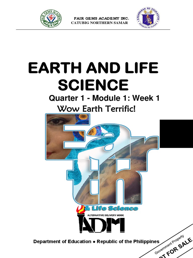 Earth and Life Sciences (Week 1) | PDF | Planetary Habitability | Earth