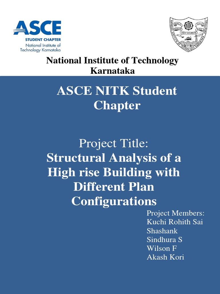 Report - Structural Analysis of A High Rise Building With Different ...