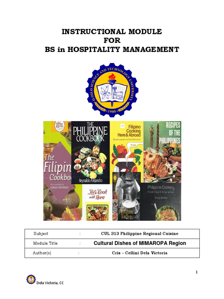 Philippine Regional Cuisine Unit | PDF | Regional & Ethnic Food | Asian ...