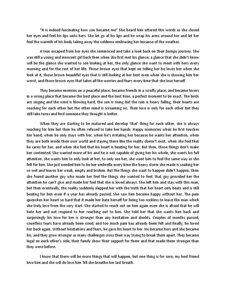 Creative Writing Short Story | PDF