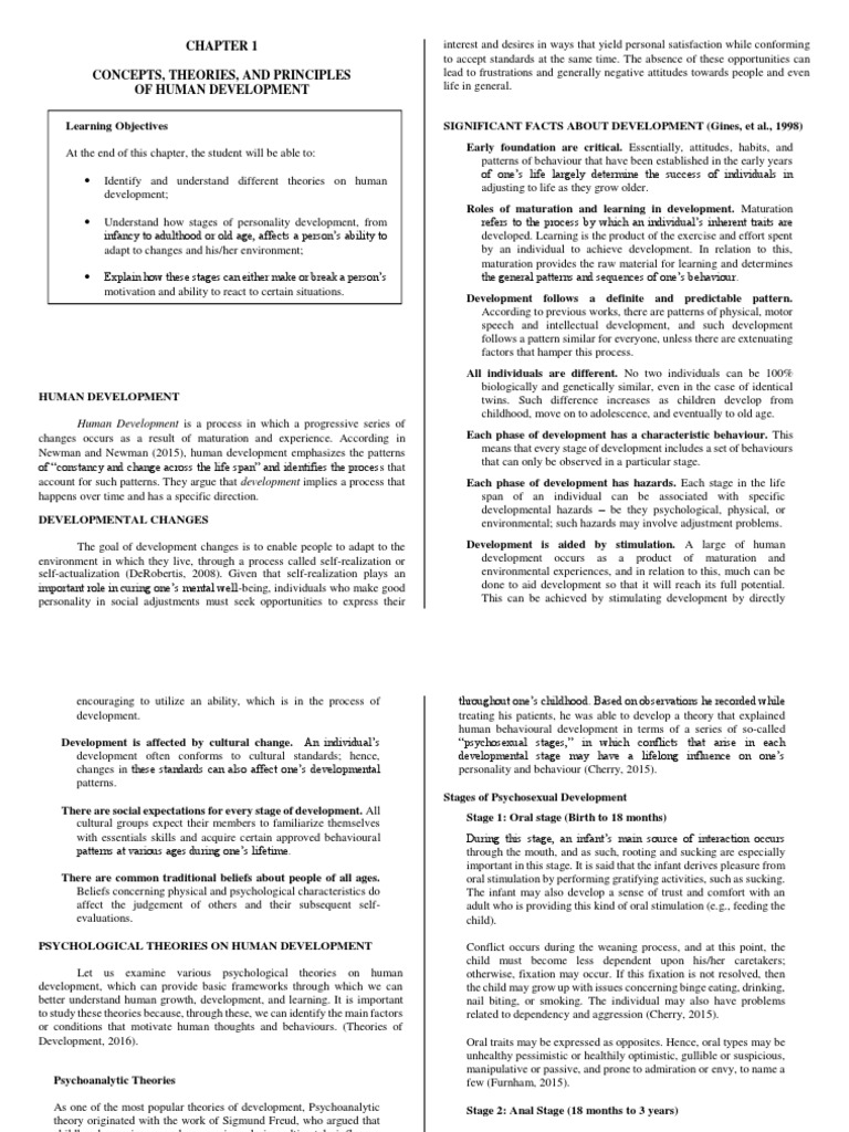 Concepts, Theories, and Principles of Human Development | Download Free ...