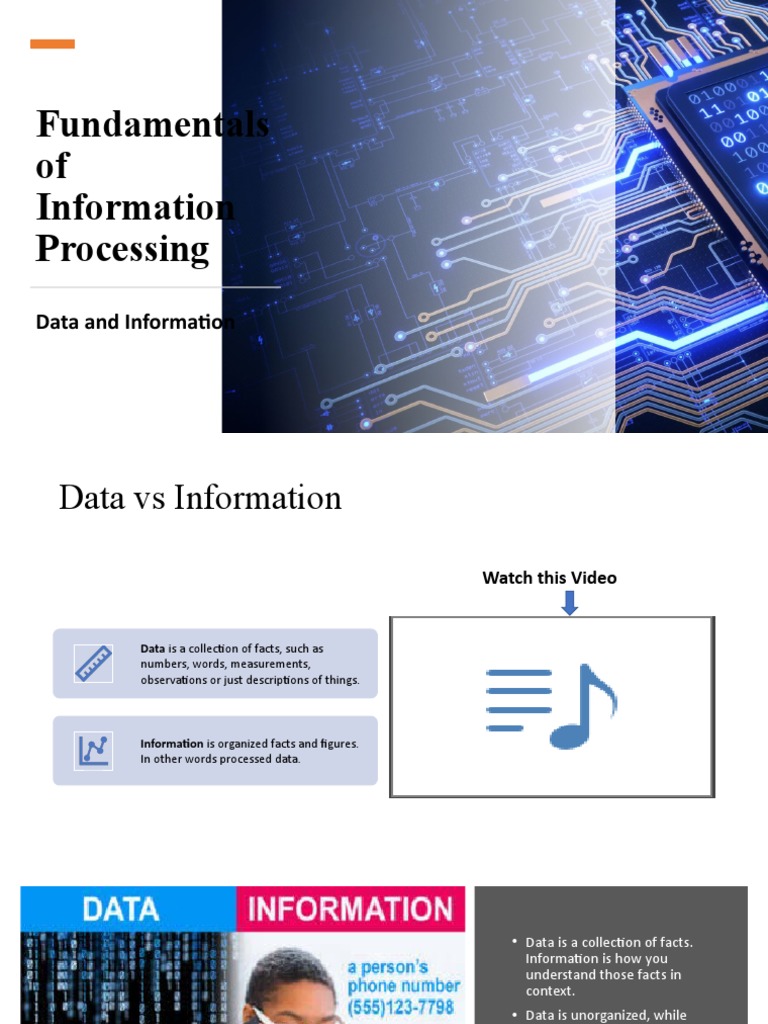 Data Vs Information | PDF | Data | Information