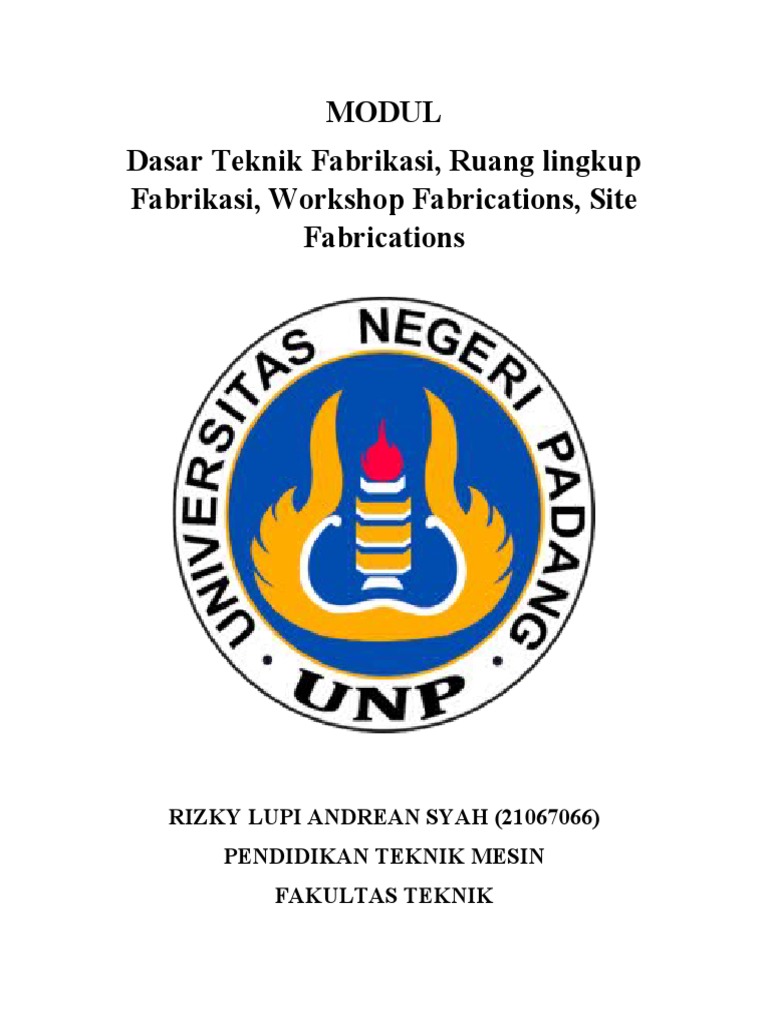 Modul Fabrikasi Rizky Lupi PTM | PDF | Seni | Komputer