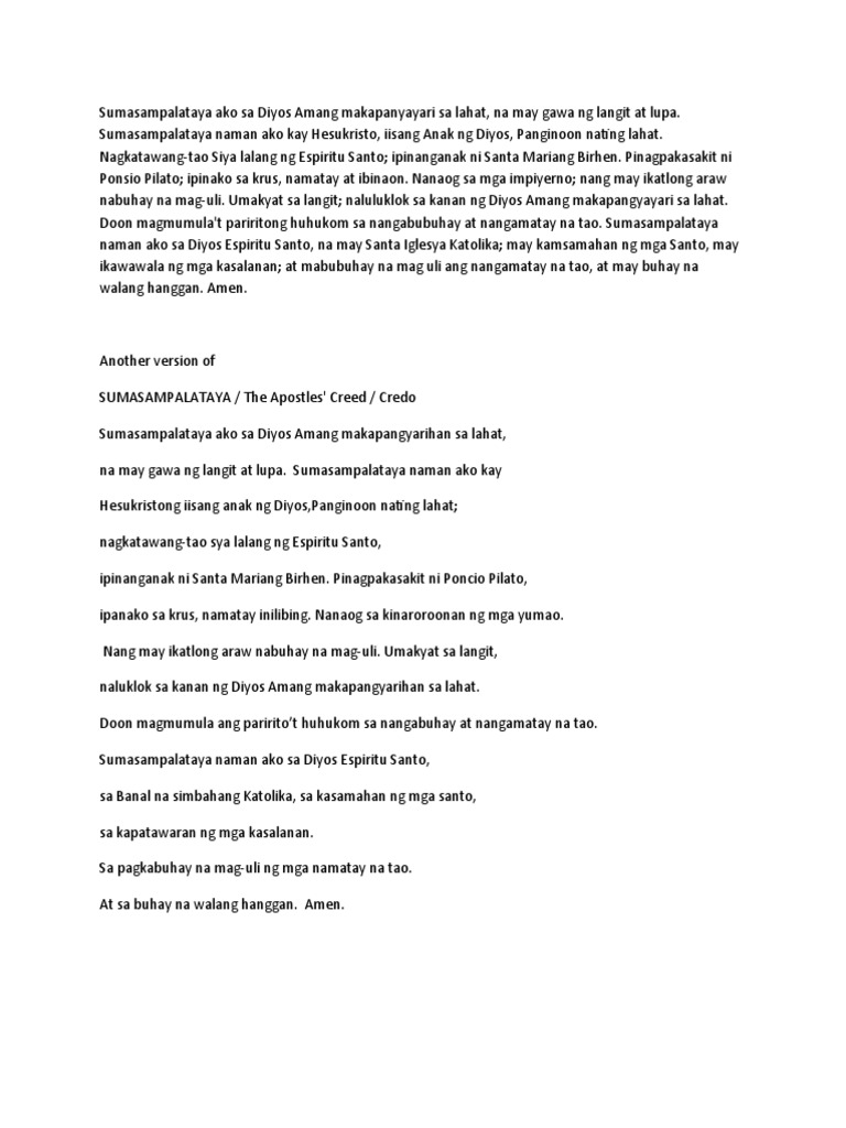 SUMASAMPALATAYA | PDF