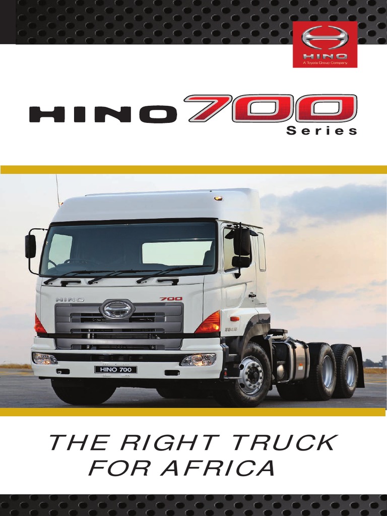 Hino 700 Series | PDF | Truck | Turbocharger