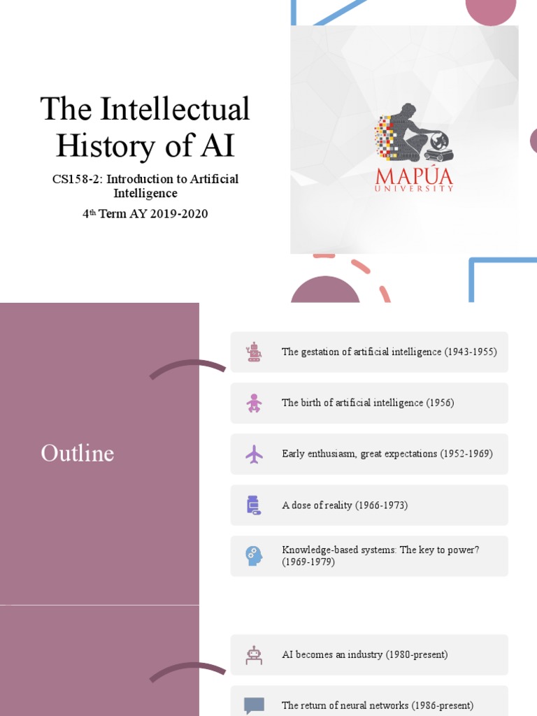 The Intellectual History of AI: CS158-2: Introduction To Artificial ...