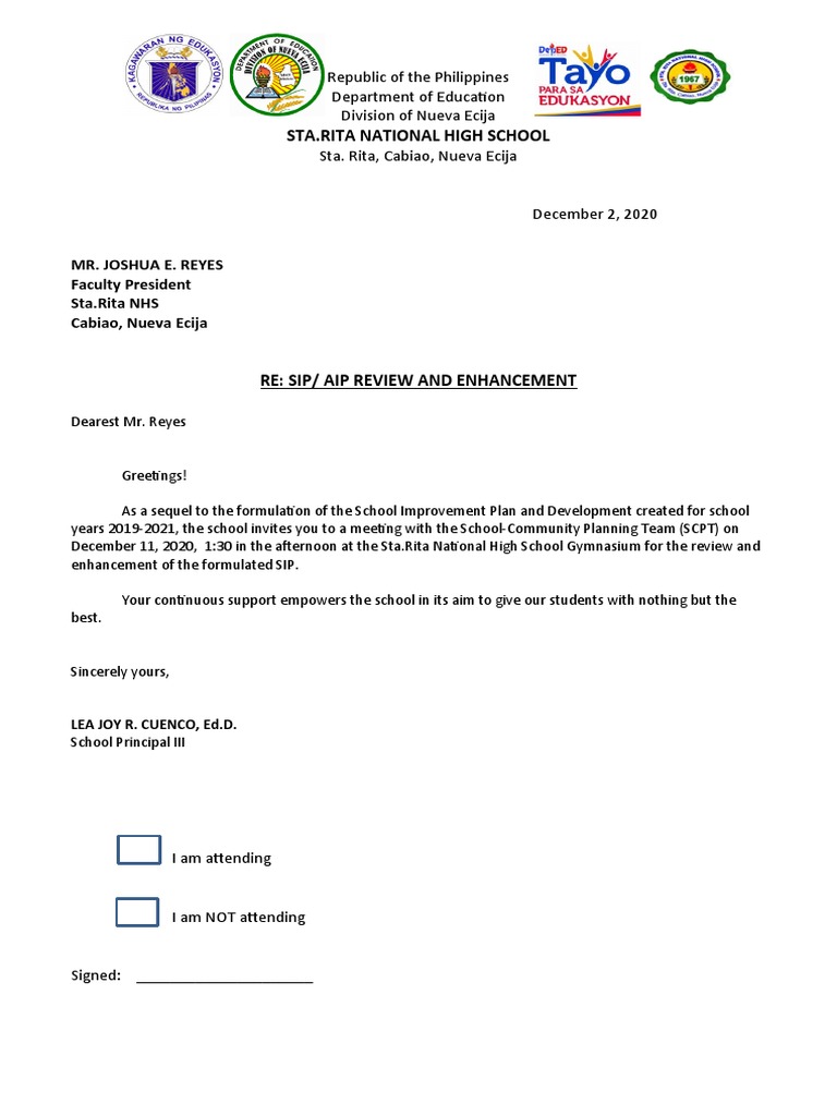 Invitation To Stakeholders | PDF