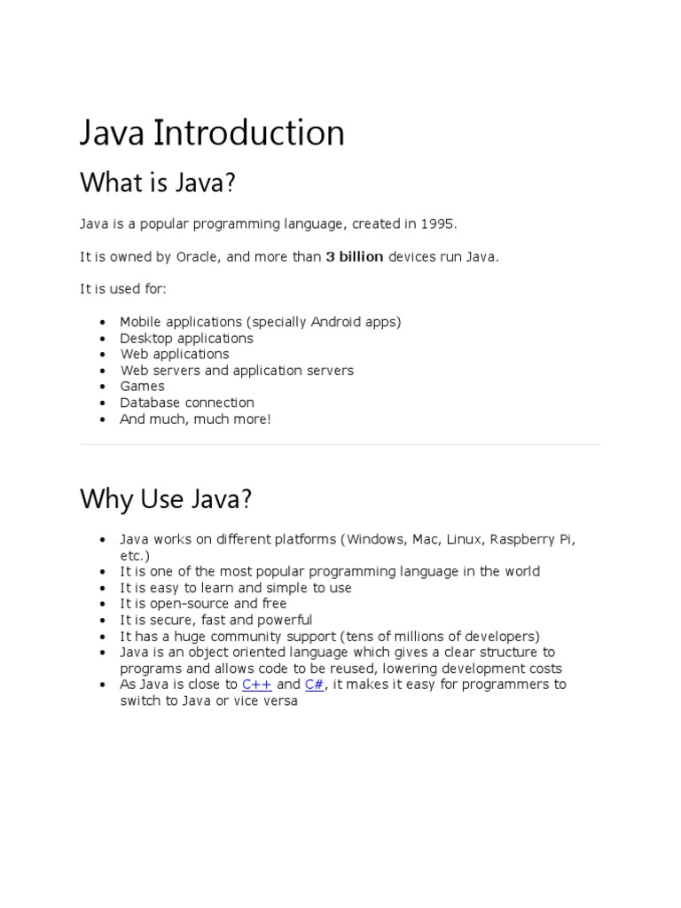 Java Lesson 1 Pdf Data Type Integer Computer Science 