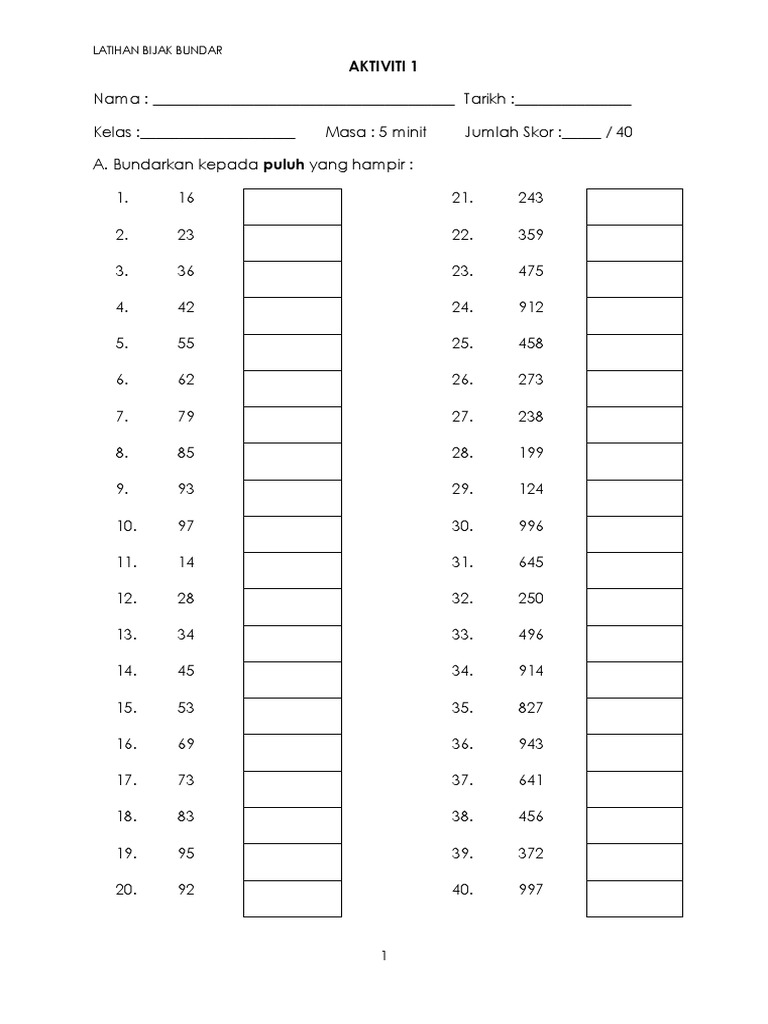 Latihan Bundar | PDF