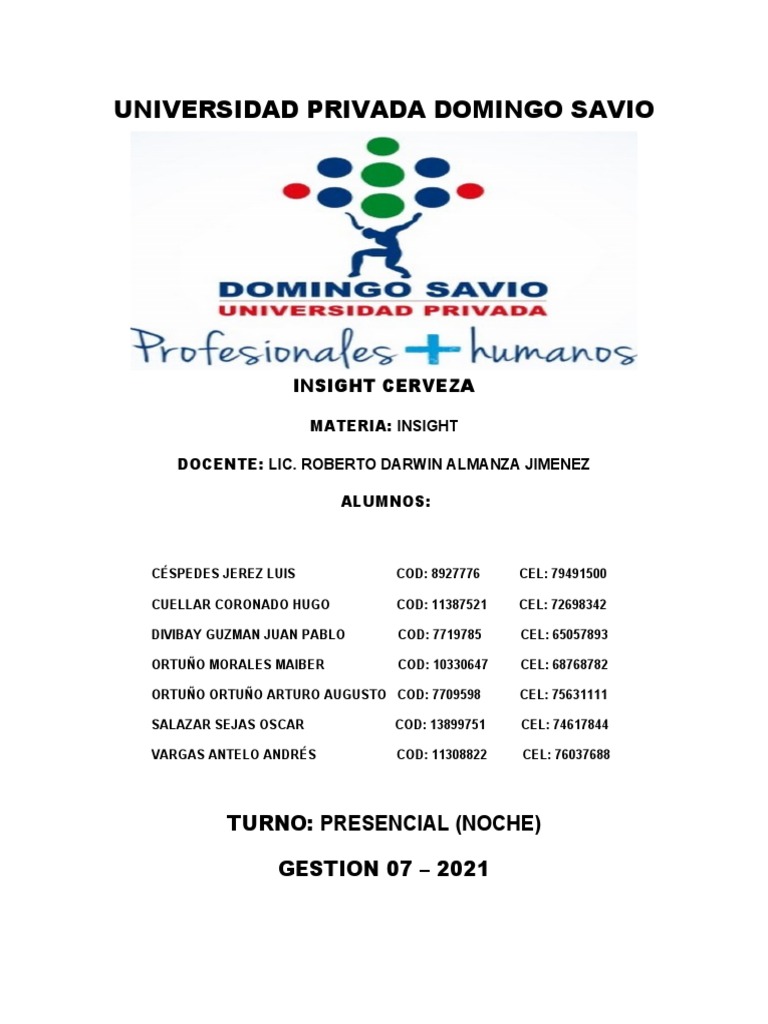 Proyecto Final Insight | PDF | Metodología | Science