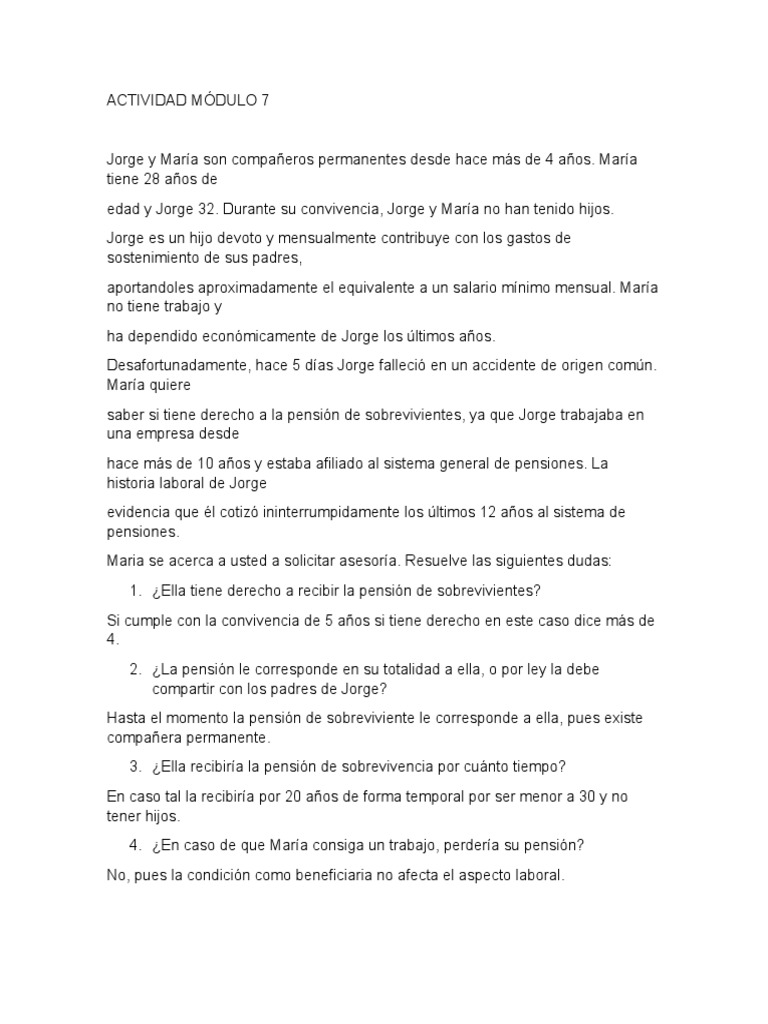 Actividad Módulo 7 | PDF