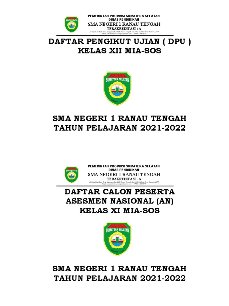 Cover Dpu 2020-2021 | PDF | Kesehatan Holistik