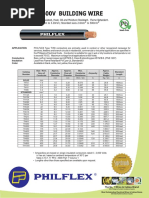 Philflex THHN 90c THWN 75c 600v Building Wire | PDF | Electrical Wiring ...