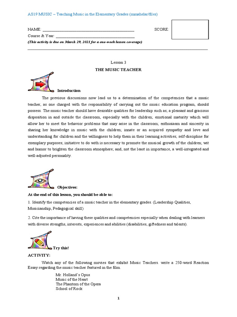 The Music Teacher: AS19 MUSIC - Teaching Music in The Elementary Grades ...