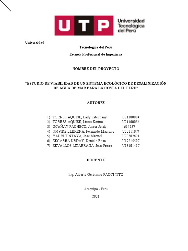 Trabajo Final Ahora Si Completo Deveras Deveritas Con El Finalito | PDF | Ósmosis | Agua