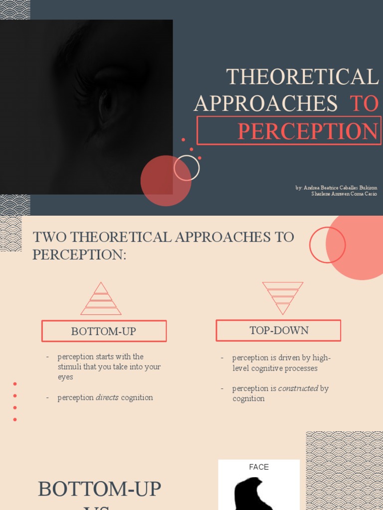 Theoretical Approaches To Perception | PDF | Perception | Top Down And ...