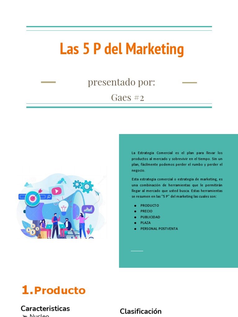 Las 5 P Del Marketing | PDF | Marketing | Producto (Negocio)