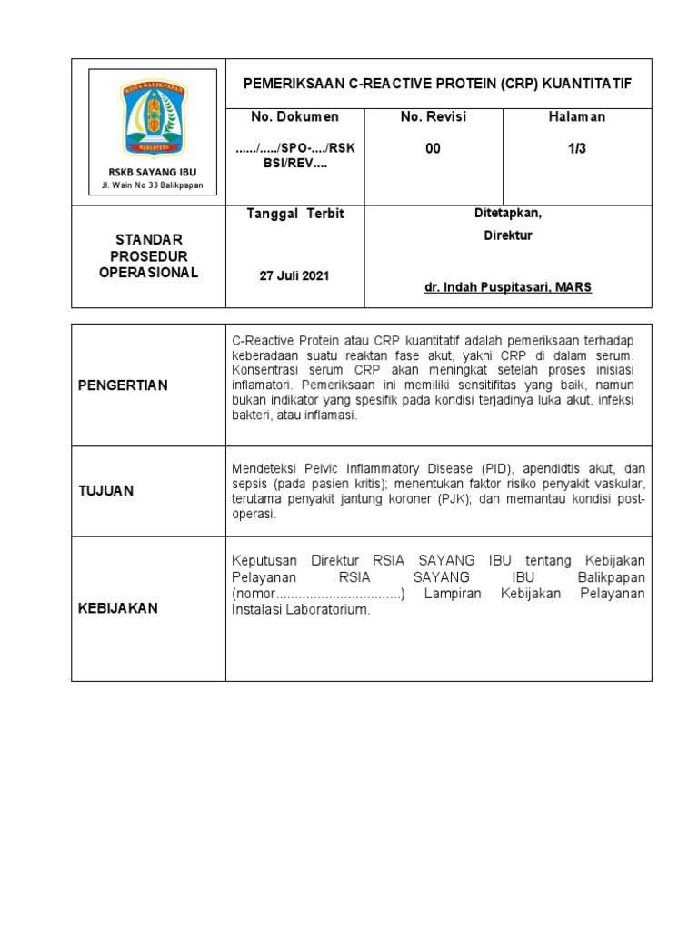 Spo CRP - Epithod 616 CRP | PDF