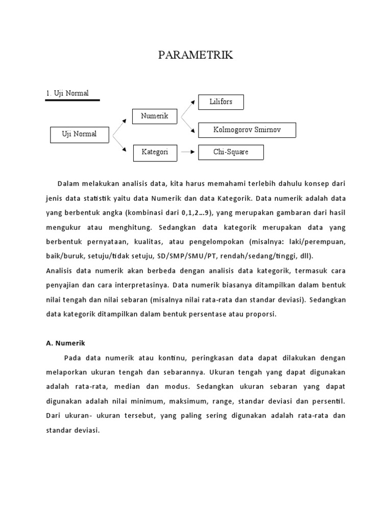 Biostatistika 4 - Statistika Parametrik | PDF