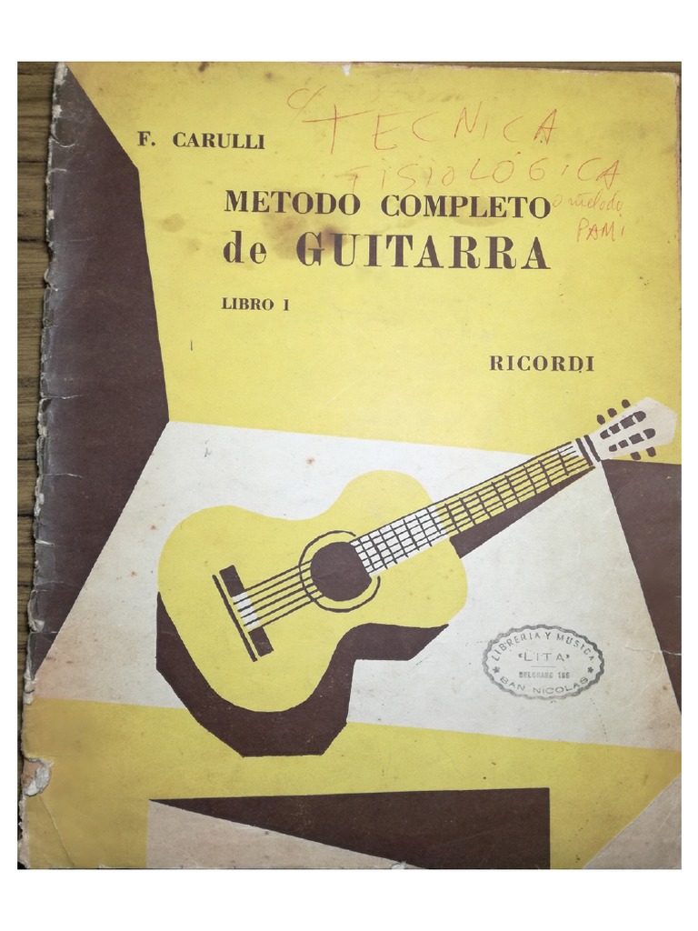 Metodo de Carulli Spanish Opus 241 | PDF