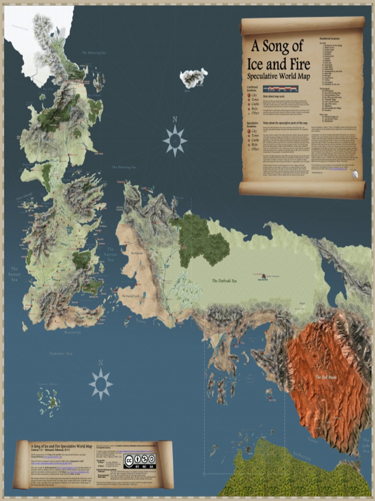 Game of Thrones Map | PDF