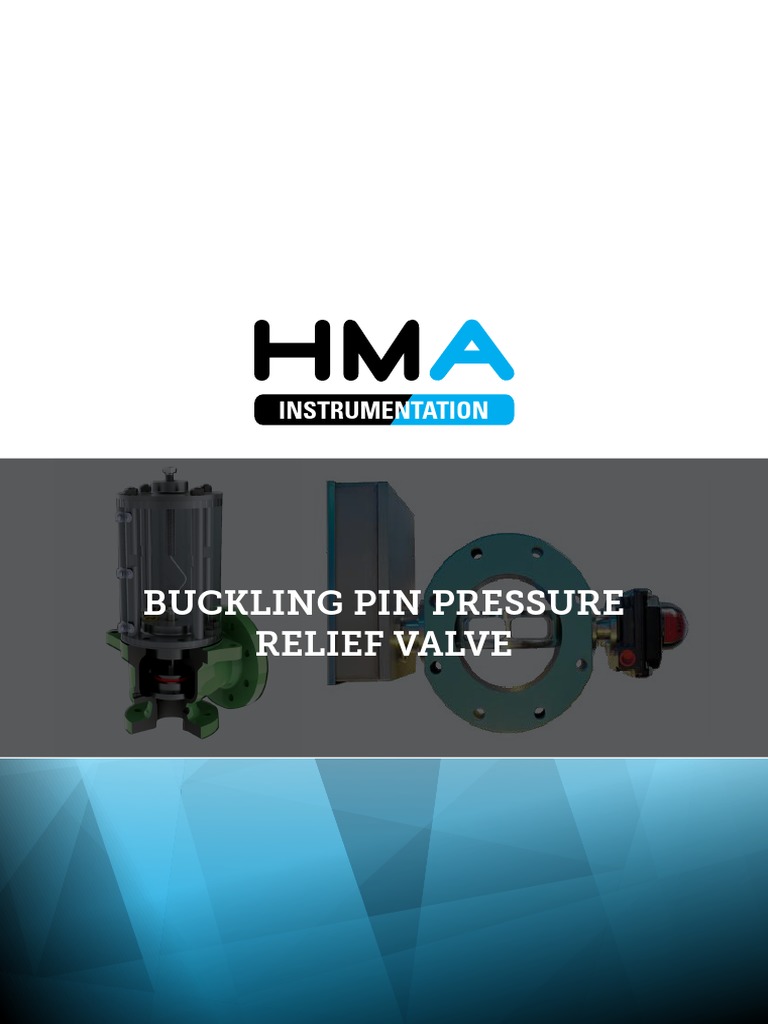 INS DS 0058 Buckling Pin Pressure Relief Valve | PDF | Lever | Valve