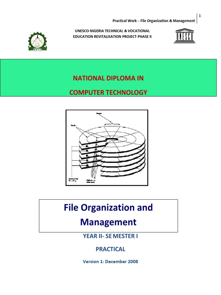 File Organization & Management Guide | PDF | Computer Data Storage ...
