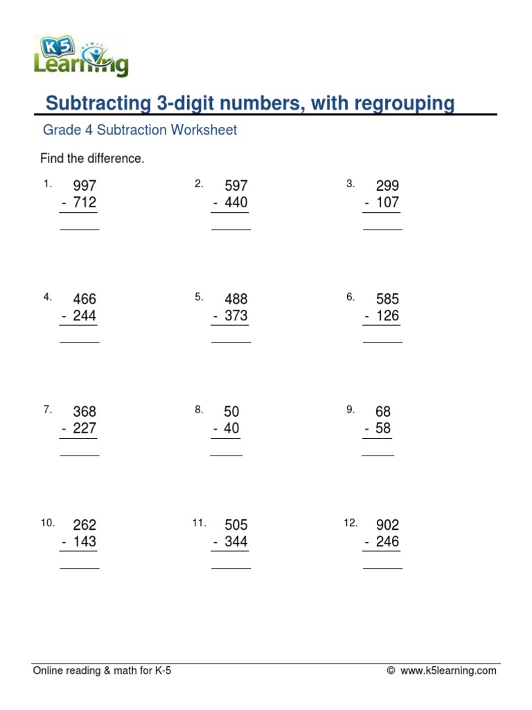 grade-4-subtract-3-digit-numbers-with-regrouping-f-pdf