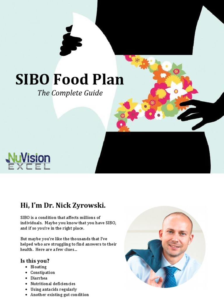 Your SIBO Food Plan | PDF | Gastrointestinal Tract | Foods