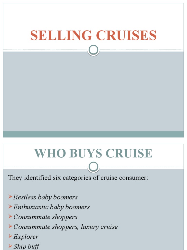 Selling Cruises | PDF | Economies | Market (Economics)