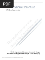 TCS Organization Structure | PDF | Strategic Management | Innovation