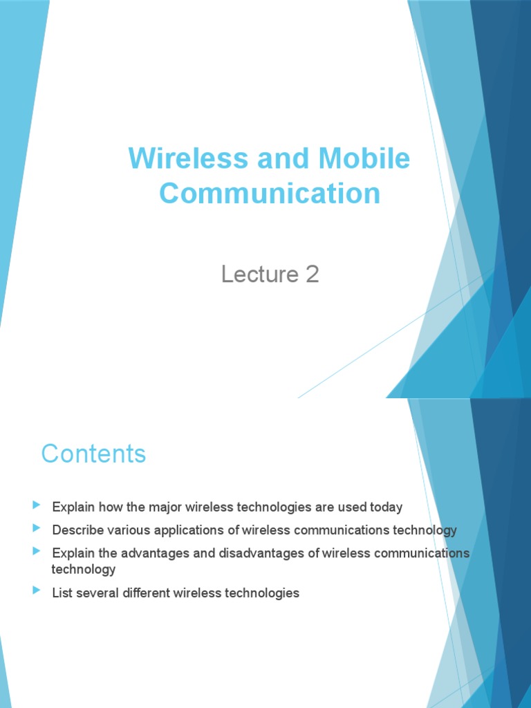 Wireless and Mobile Communication | PDF | Wireless Lan | Computer Network