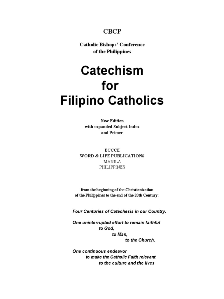 CFC CBCP | PDF | Eucharist | Catechism