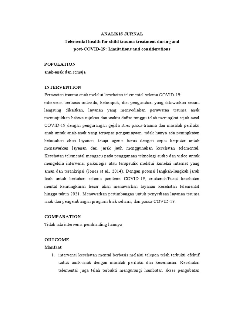 Analisis Jurnal | PDF | Pengembangan Diri | Kesehatan Holistik