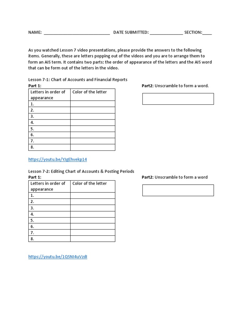 Part2: Unscramble To Form A Word | PDF