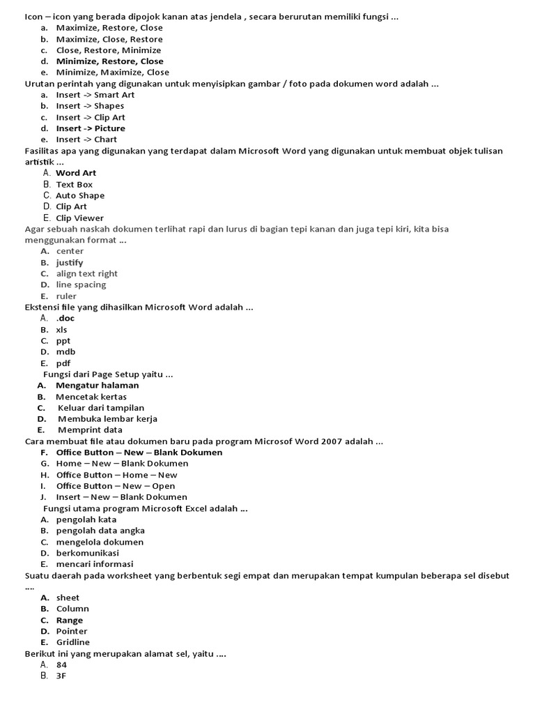Soal PAS SIMKOMDIG Genap 2020 2021 - TKJ ATPH | PDF