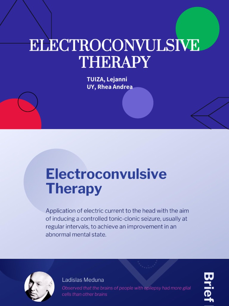 Ect Report | PDF | Electroconvulsive Therapy | Anesthesia