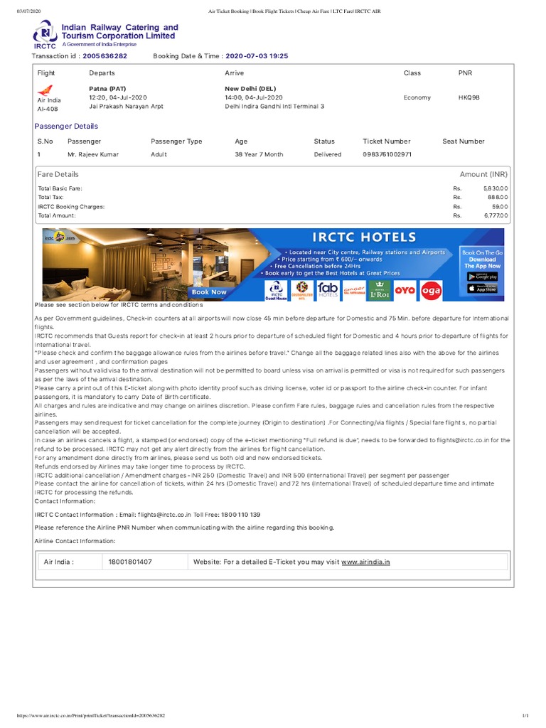 Air Ticket Booking - Book Flight Tickets - Cheap Air Fare - LTC Fare ...