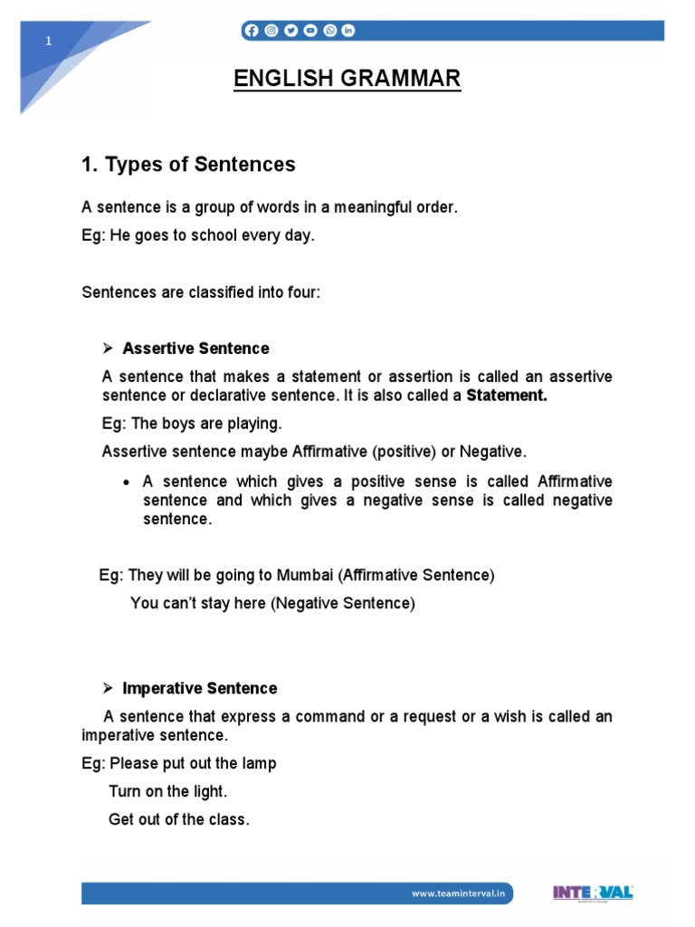 Grammar Highschool | PDF | Verb | Question